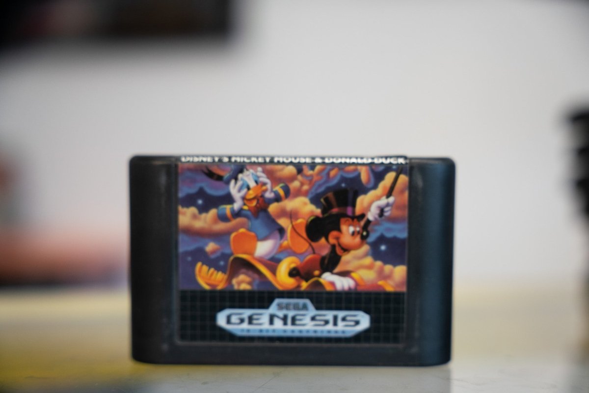 Sega Genesis World Of Illusion Starring Disneys Mickey Mouse and Donal ...